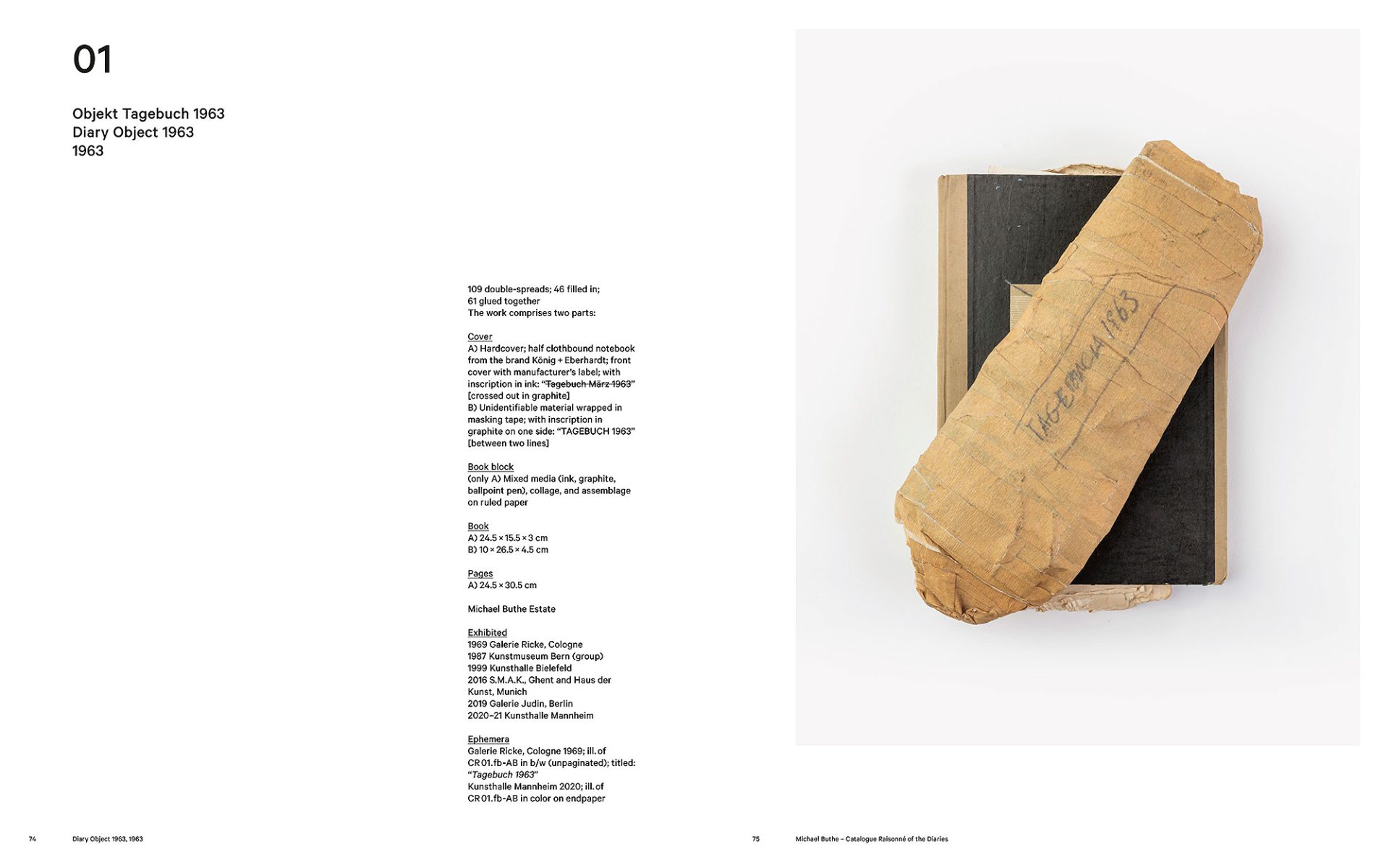 2022 Michael Buthe Catalogue Raisonné Volume One · Galerie Judin